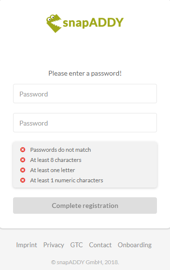 I forgot my password!